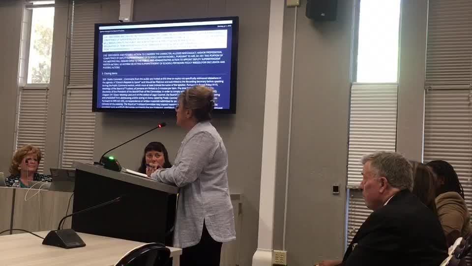 Washoe Commissioner Kitty Jung Addresses Washoe School Board